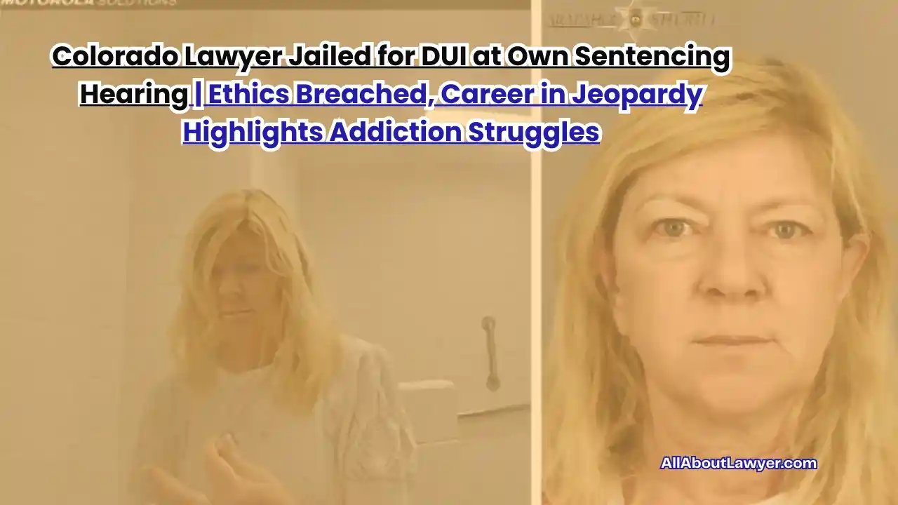 Colorado Lawyer Jailed For DUI At Own Sentencing Hearing: A Shocking Case
