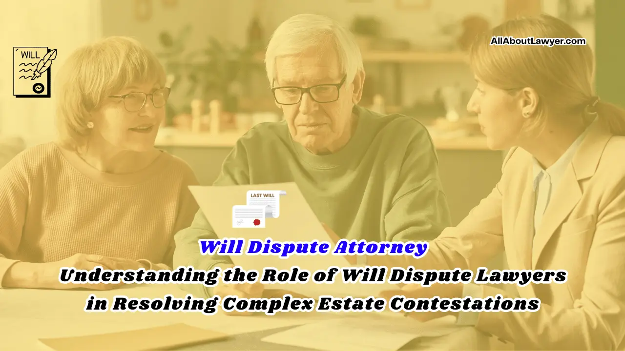 Will Dispute Attorney | Resolving Will Conflicts Estate Litigation