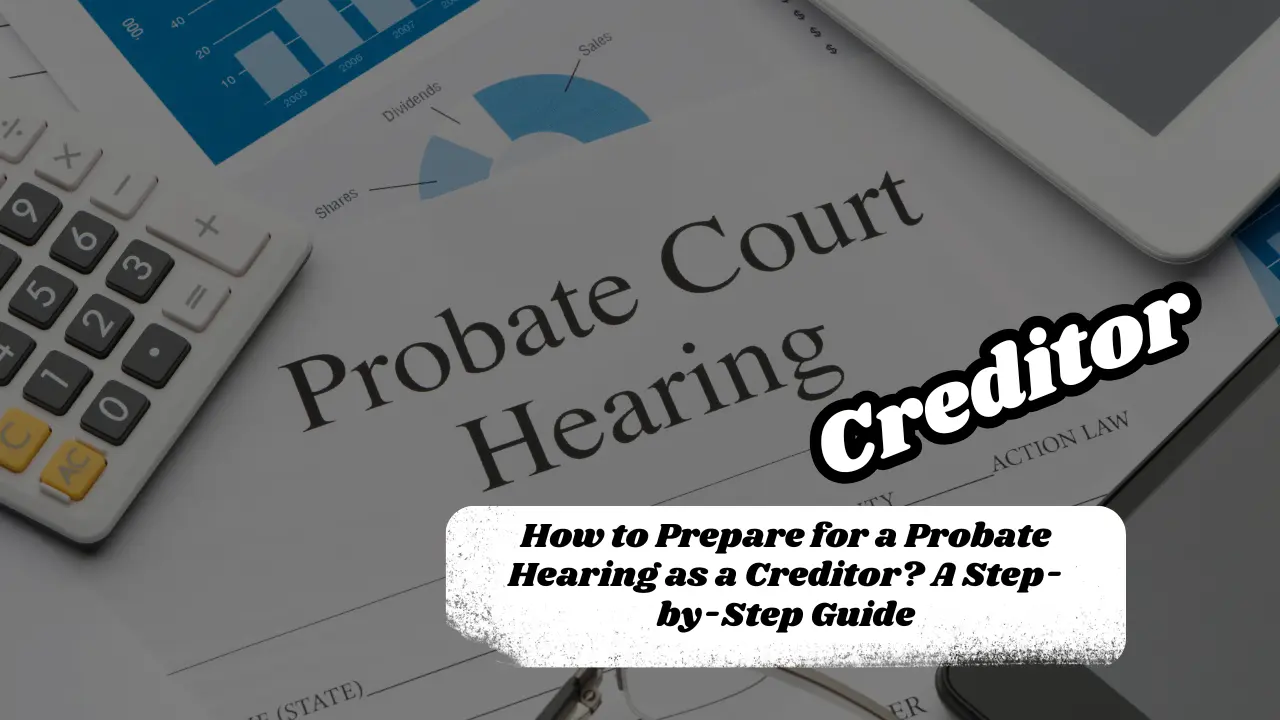 How To Prepare For A Probate Hearing As A Creditor? Step-by-Step Guide