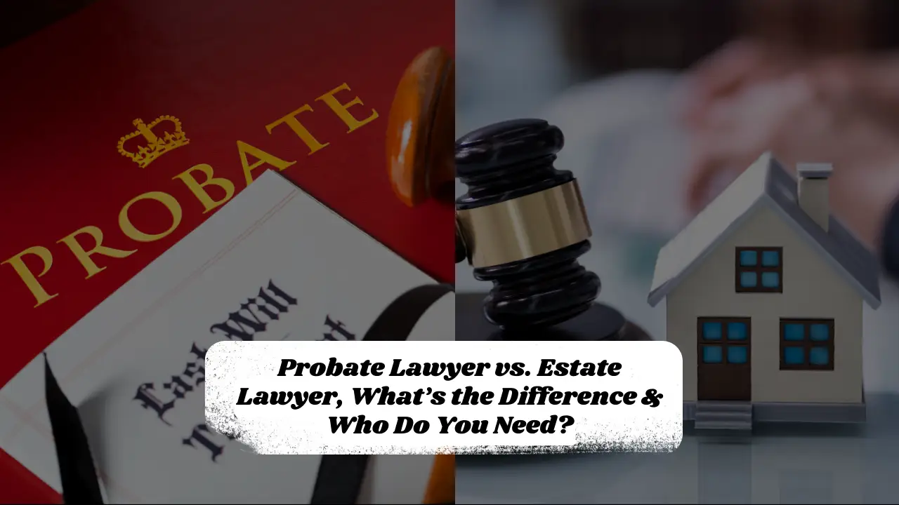 Probate Lawyer Vs. Estate Lawyer, What’s The Difference & Who Do You Need?