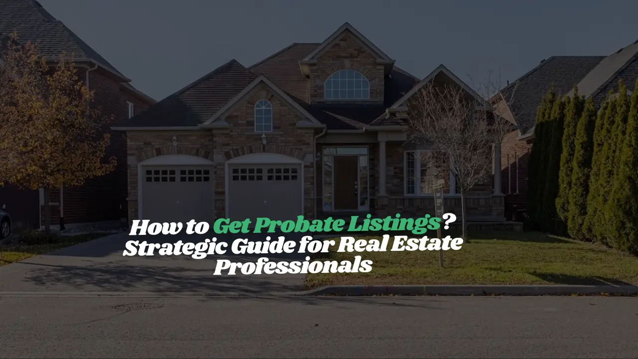How To Get Probate Listings? Strategic Guide For Real Estate Professionals