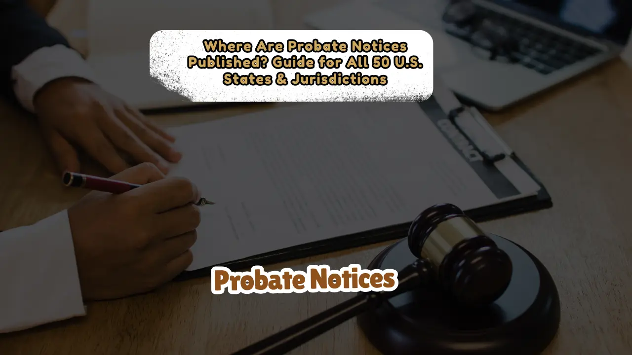 Where Are Probate Notices Published? Guide For All 50 US States ...
