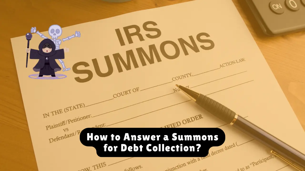 How To Answer A Summons For Debt Collection?