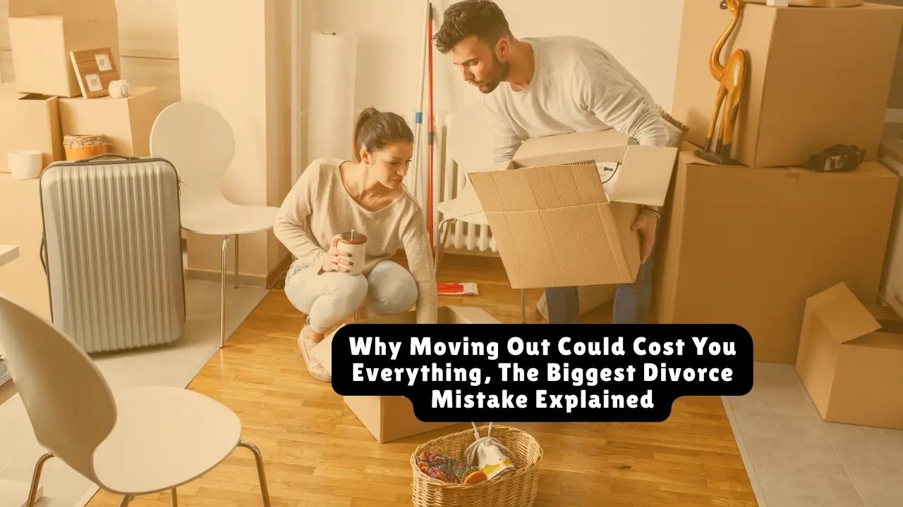 Why Moving Out Is The Biggest Mistake In A Divorce?