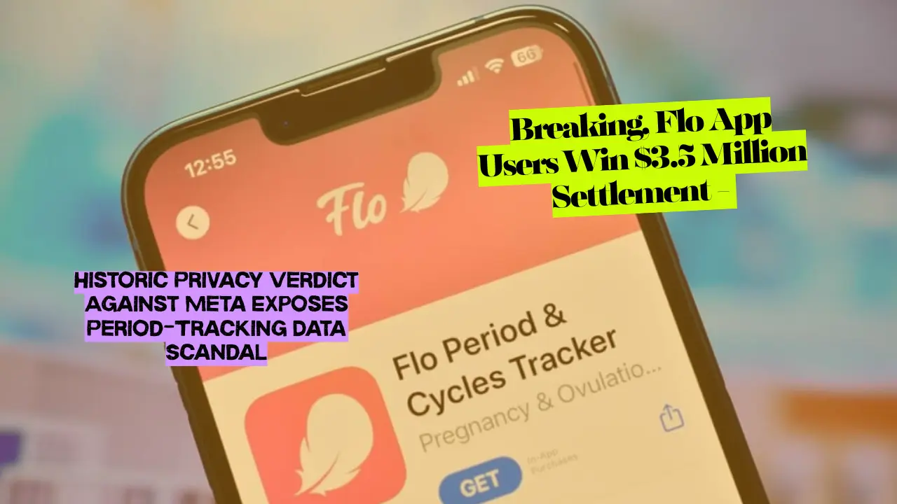 Flo App Users Win $3.5 Million Settlement Period-Tracking Data Scandal