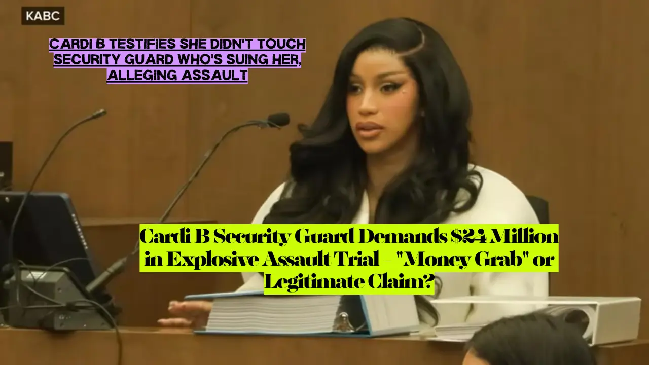 Cardi B Security Guard Demands $24 Million In Explosive Assault Trial