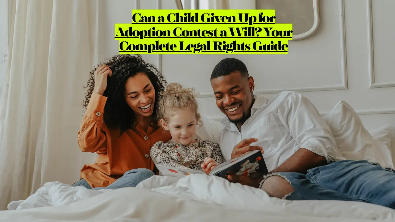 Can A Child Given Up For Adoption Contest A Will?