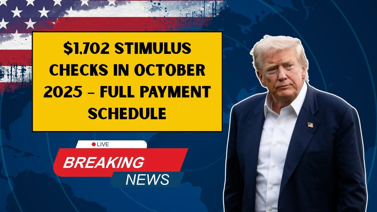October 2025 $1702 Stimulus Payment, Will People Get A Stimulus Check ...