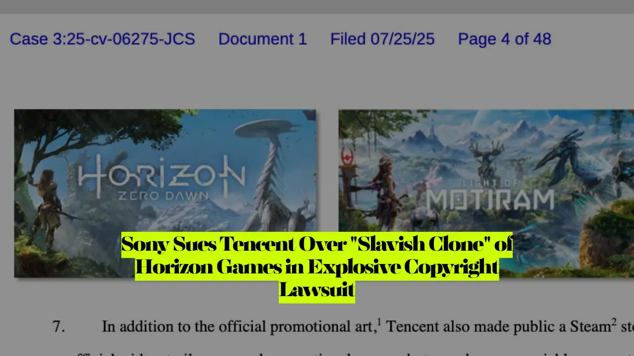 Horizon Media Lawsuit Sony Sues Tencent Over "Slavish Clone" Of Horizon ...