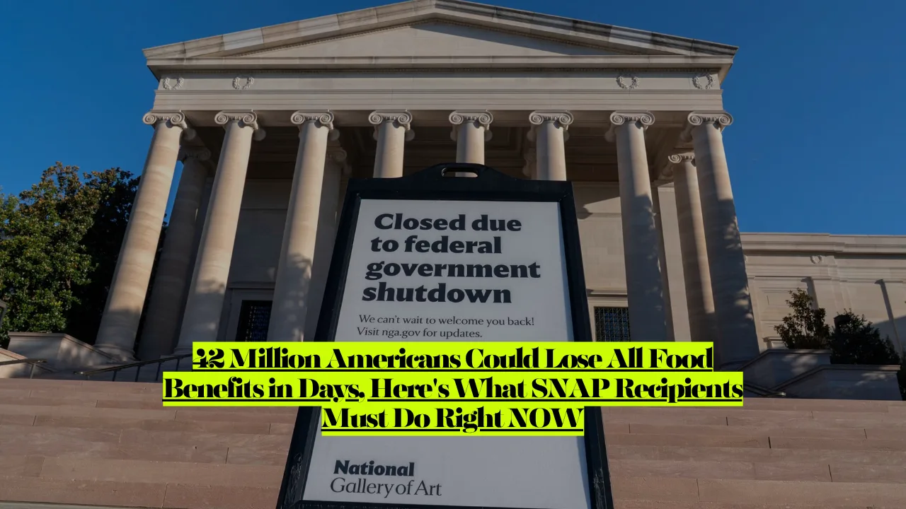 SNAP Benefits Government Shutdown, 42 Million Face Total Food Loss—What ...