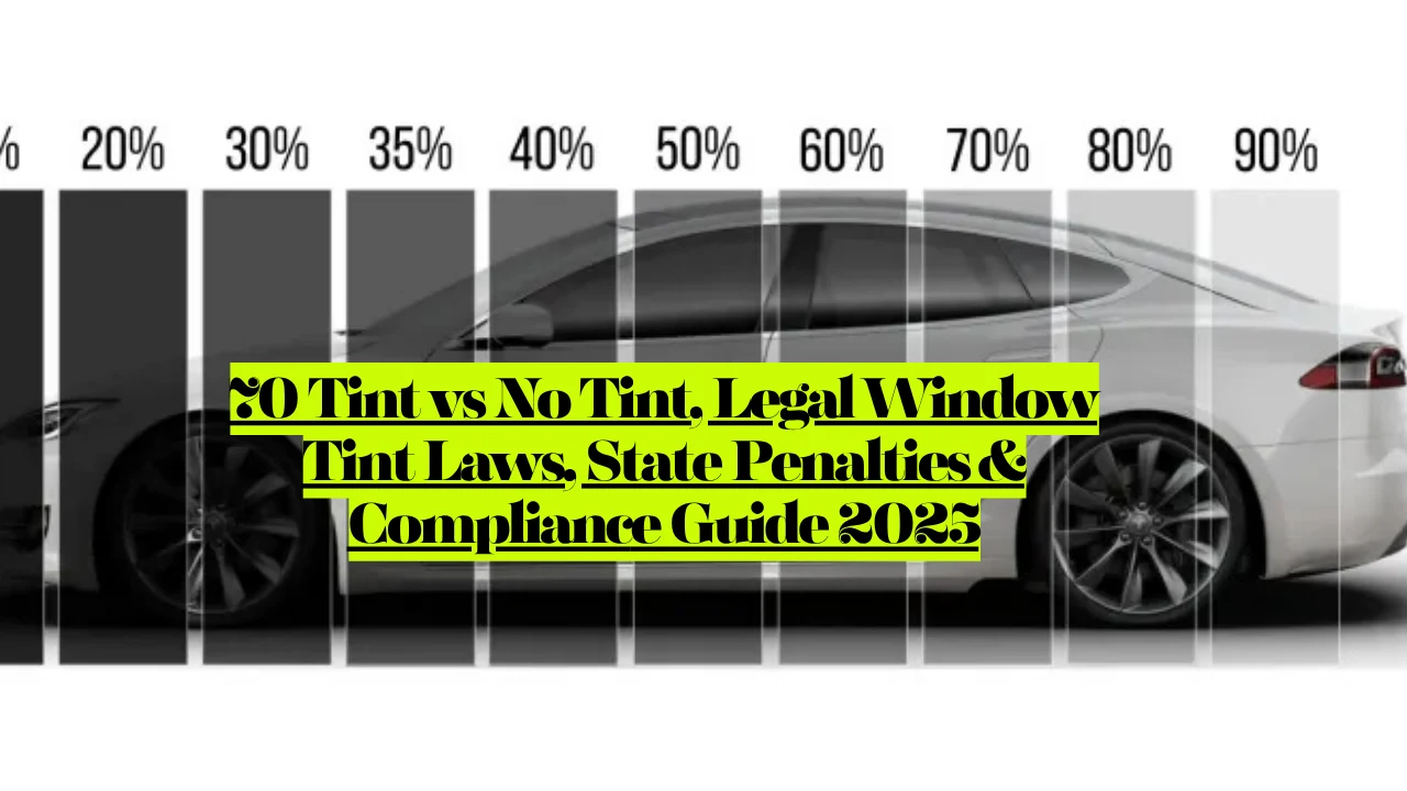 70% Tint Vs No Tint, Legal Window Tint Laws, State Penalties ...