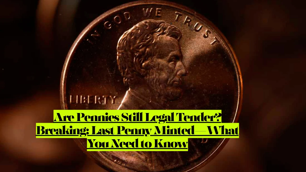Are Pennies Still Legal Tender? Last Penny Minted—What You Need To Knon