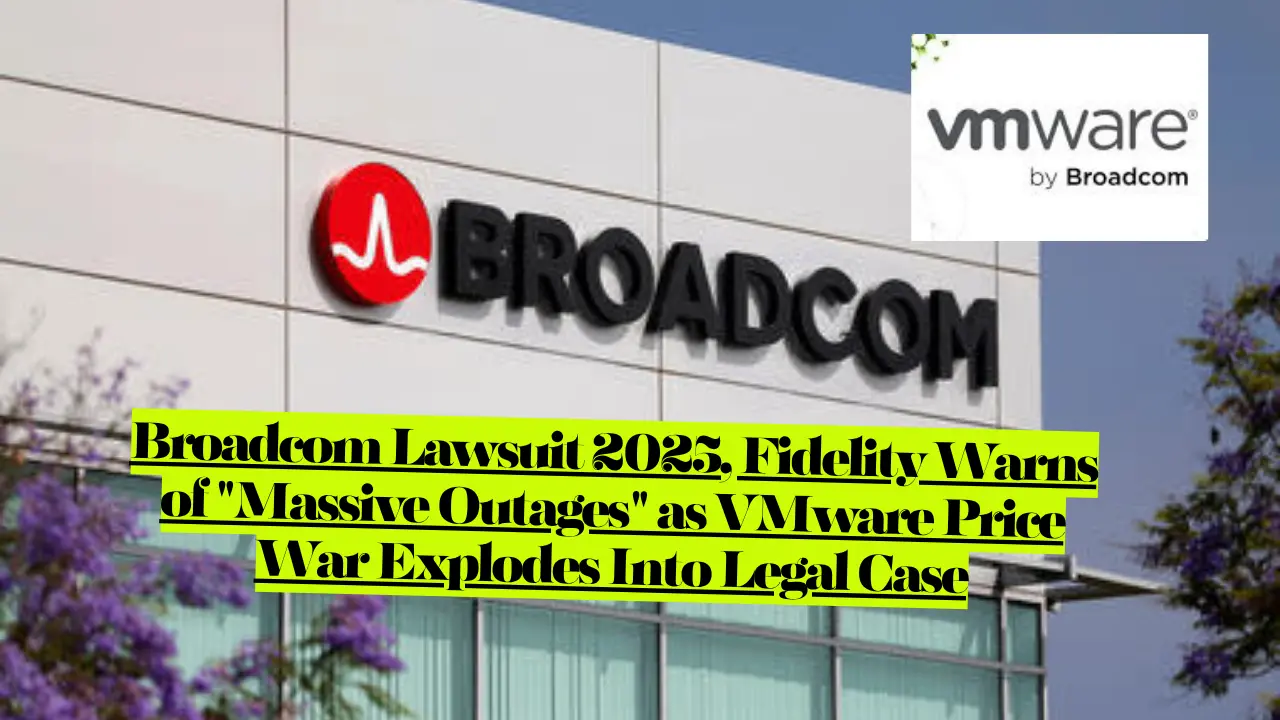 Broadcom Lawsuit 2025, Fidelity Warns Of "Massive Outages" As VMware ...