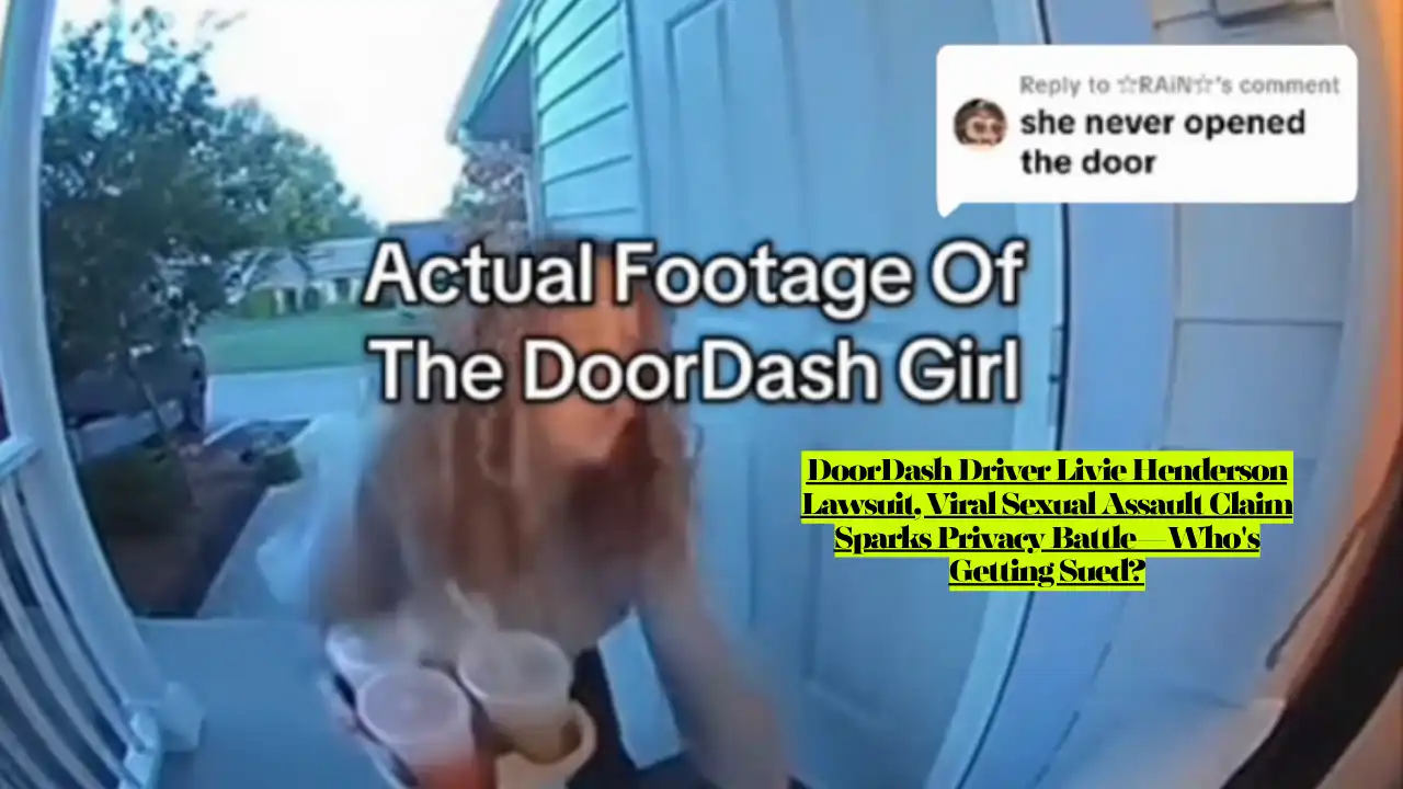 DoorDash Driver Livie Henderson Lawsuit, Viral Sexual Assault Claim ...