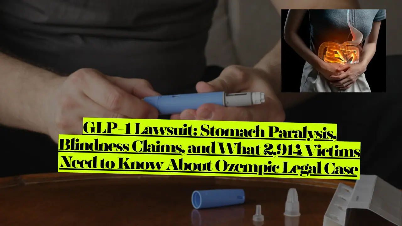 GLP-1 Lawsuit, Stomach Paralysis, Blindness Claims, And What 2,914 ...