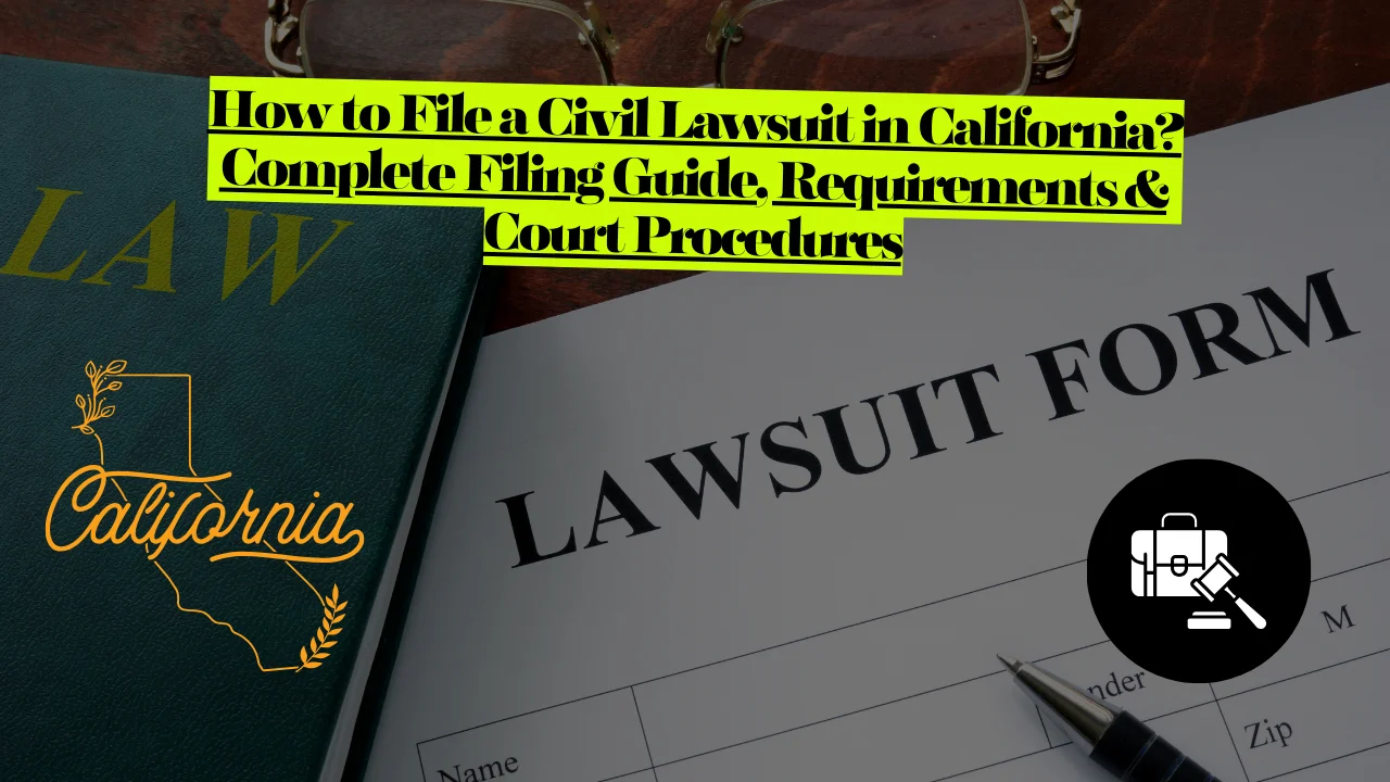 How To File A Civil Lawsuit In California? Complete Filing Guide ...