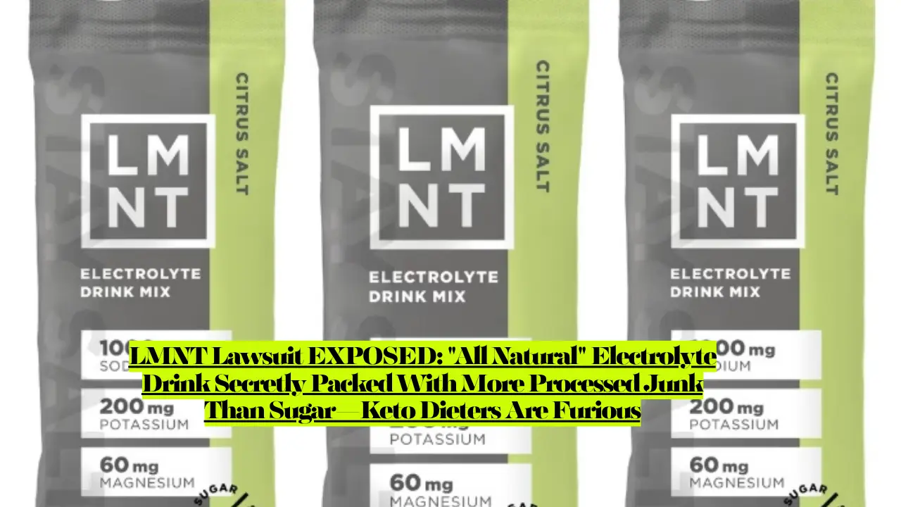 LMNT Lawsuit EXPOSED, "All Natural" Electrolyte Drink Secretly Packed ...