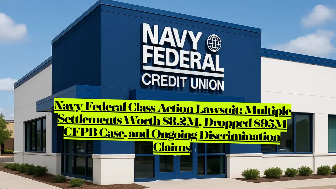 Navy Federal Credit Union Class Action Lawsuit, Multiple Settlements ...