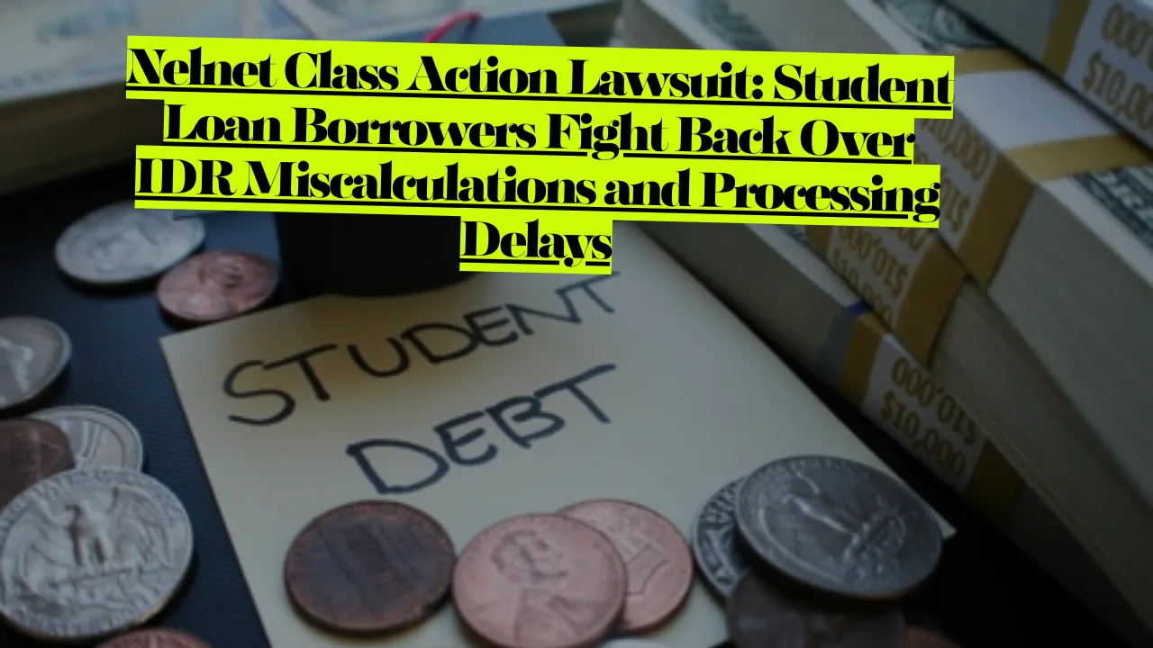 Nelnet Class Action Lawsuit, Student Loan Borrowers Fight Back Over IDR ...
