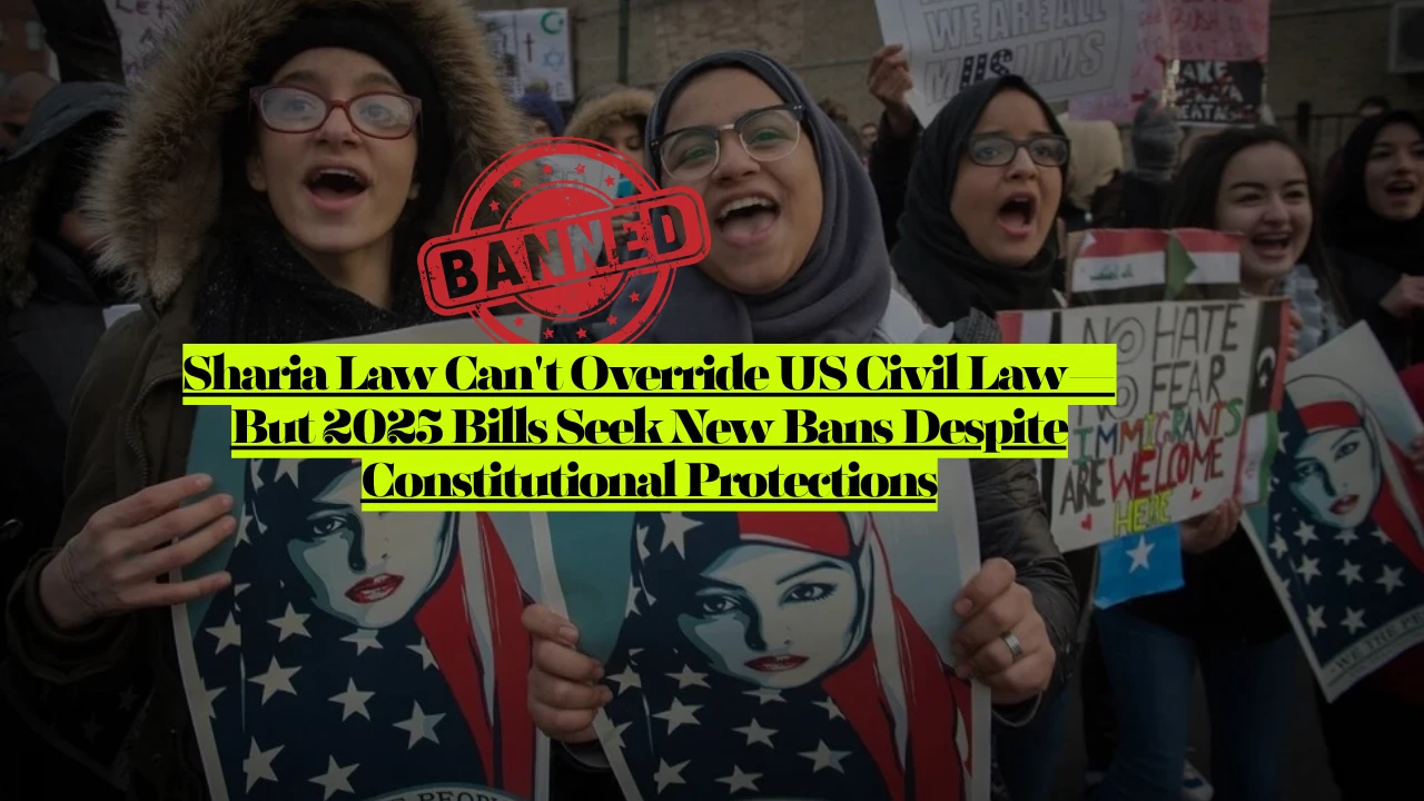 Sharia Law In America, Sharia Law Can't Override US Civil Law—But 2025 ...