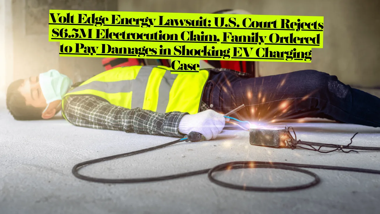 Volt Edge Energy Lawsuit. US Court Rejects $6.5M Electrocution Claim, Says Company Not Responsible