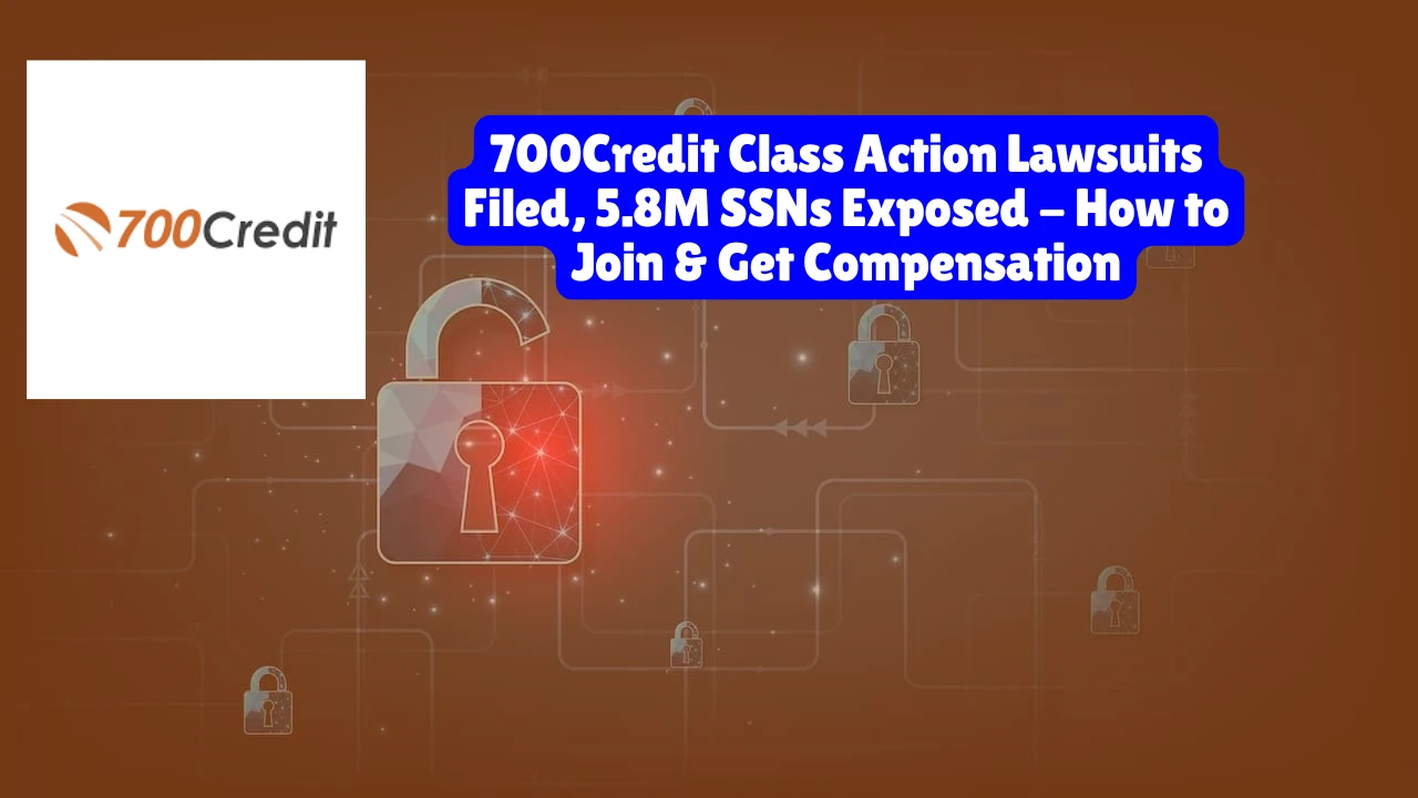 700Credit Class Action Lawsuits Filed, 5.8M SSNs Exposed - How To Join ...