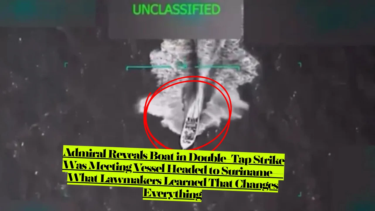 Admiral Reveals Boat In Double-Tap Strike Was Meeting Vessel Headed To ...