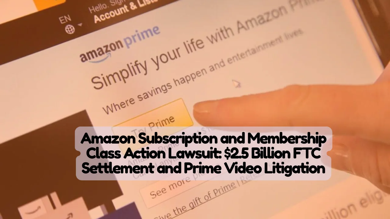 Amazon Subscription And Membership Class Action Lawsuit Latest Update ...