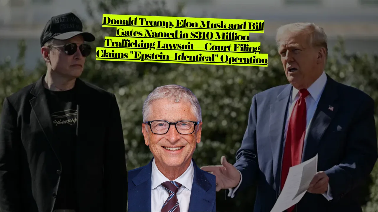 Donald Trump Lawsuit Today, Elon Musk And Bill Gates Named In $310 ...