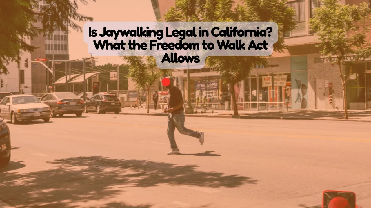 Is Jaywalking Legal In California? What The Freedom To Walk Act Allows