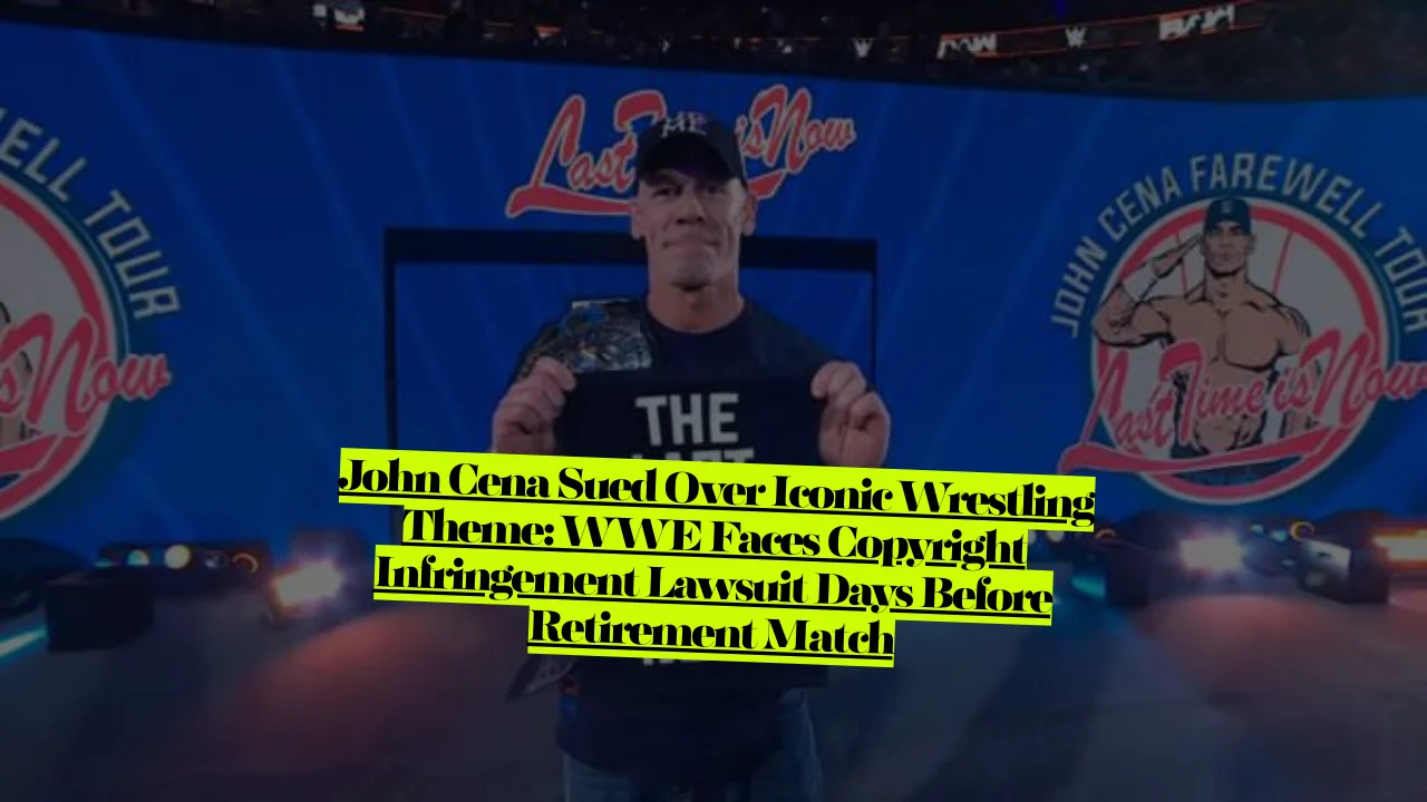John Cena Lawsuit, Sued Over Iconic Wrestling Theme, WWE Faces ...