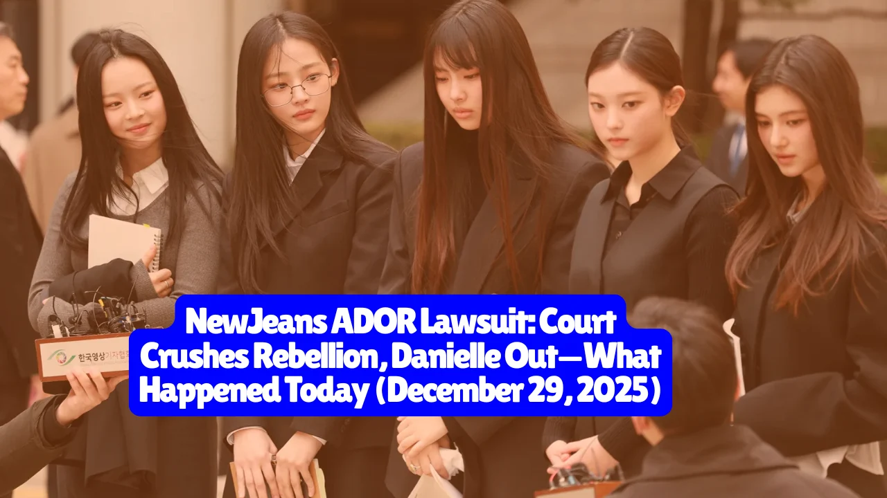 NewJeans ADOR Lawsuit, Court Crushes Rebellion, Danielle Out—What ...