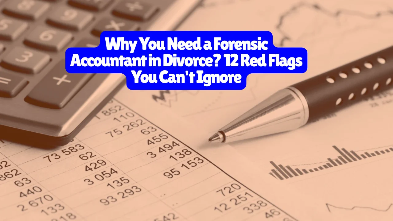 Why Do You Need A Forensic Accountant In Divorce? 12 Red Flags You Can ...