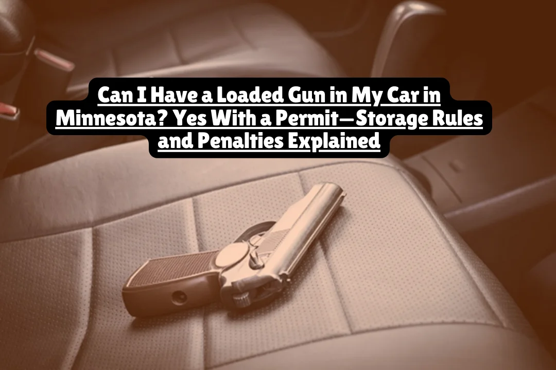Can I Have A Loaded Gun In My Car In Minnesota? Yes With A Permit ...