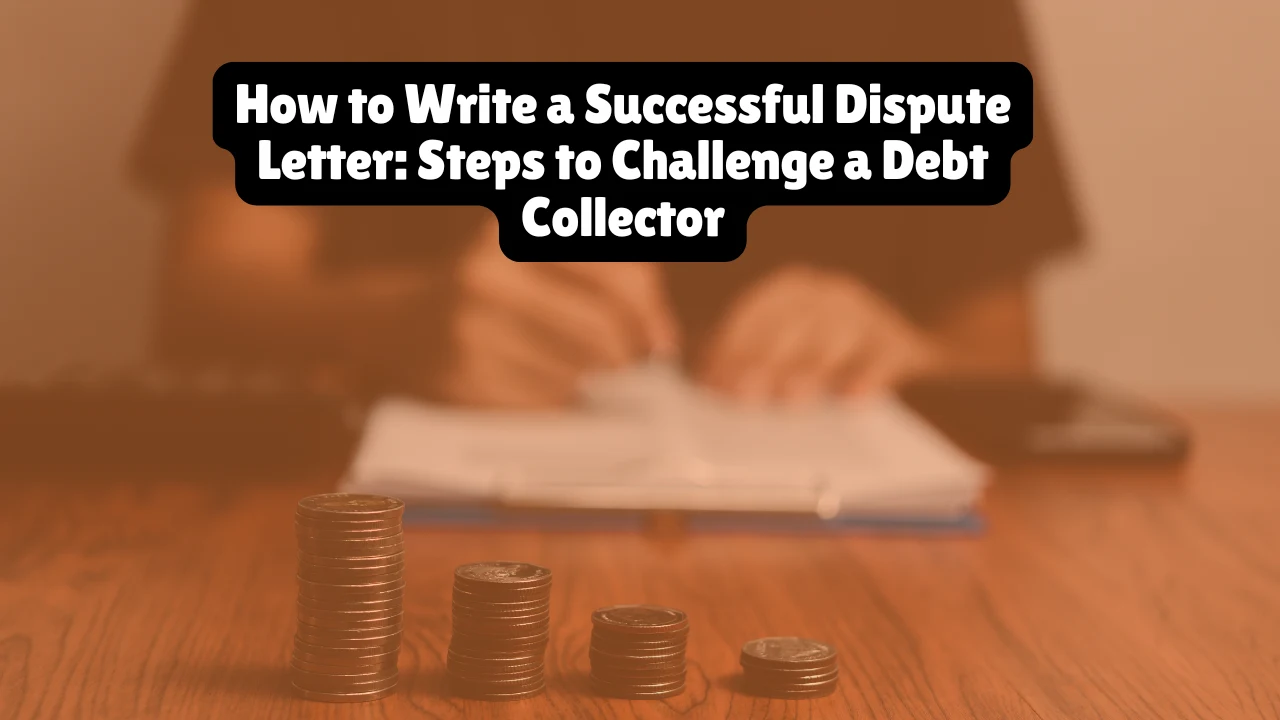 How To Write A Successful Dispute Letter? Steps To Challenge A Debt ...