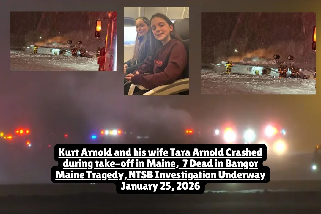Kurt Arnold And His Wife Tara Arnold Crashed During Take-off In Maine ...