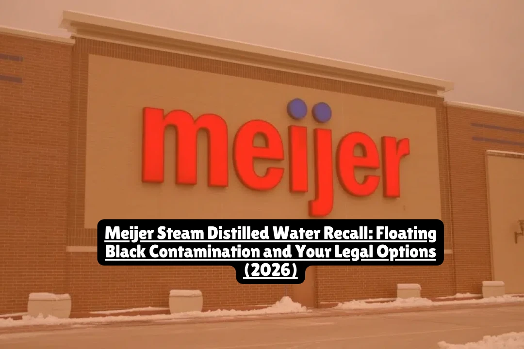 Meijer Steam Distilled Water Recall, Floating Black Contamination And ...