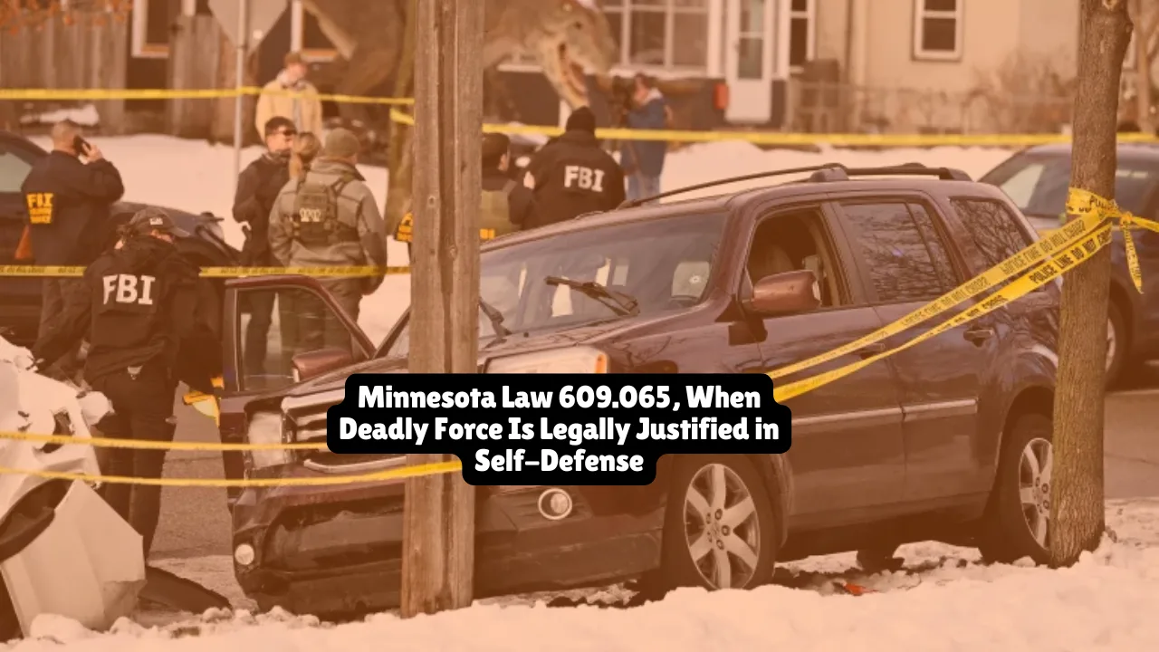 Minnesota Law 609.065, When Deadly Force Is Legally Justified In Self ...