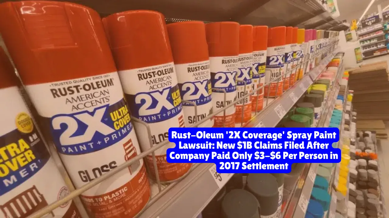 Rust-Oleum '2X Coverage' Spray Paint Lawsuit, New $1B Claims Filed After Company Paid Only $3-$6 ...