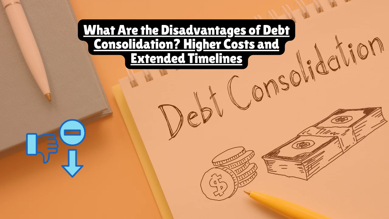 What Are The Disadvantages Of Debt Consolidation? Higher Costs And ...