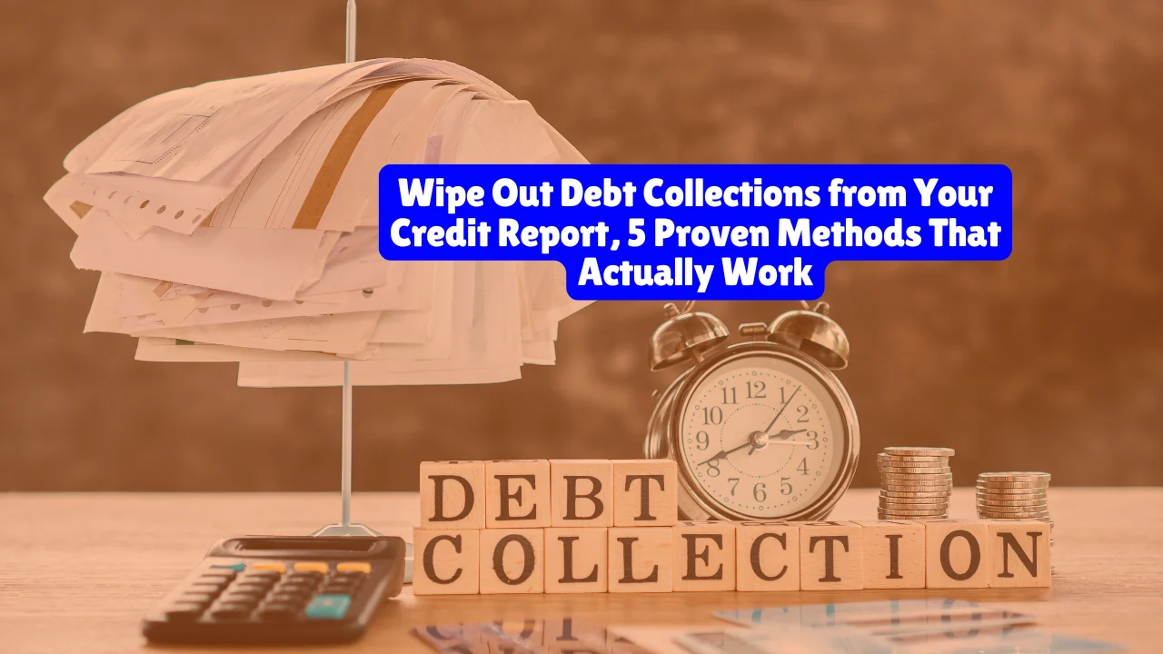 Wipe Out Debt Collections From Your Credit Report, 5 Proven Methods ...