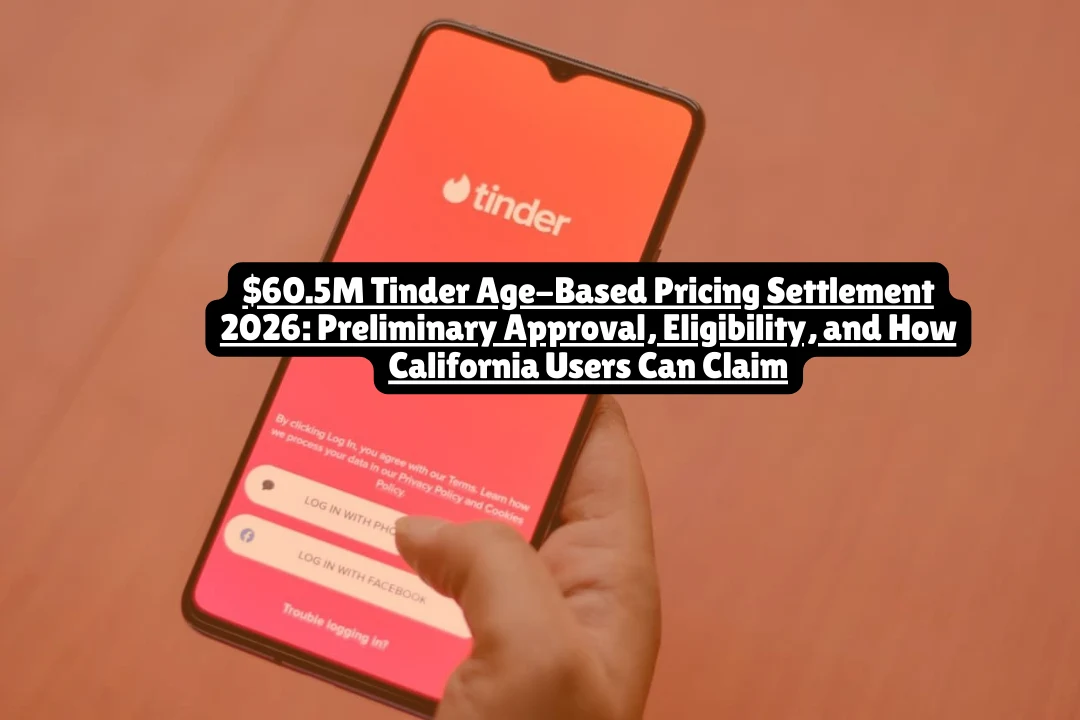 $60.5M Tinder Age-Based Pricing Settlement 2026, Preliminary Approval ...