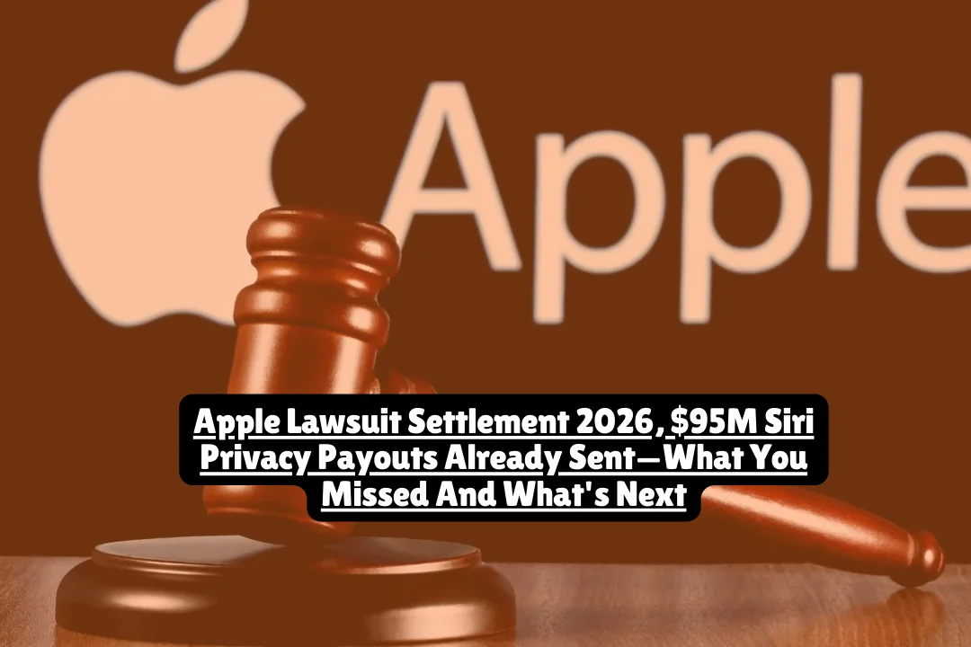 Apple Lawsuit Settlement 2026, $95M Siri Privacy Payouts Already Sent ...
