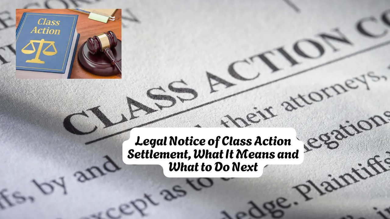 Legal Notice Of Class Action Settlement: Step-by-Step Guide
