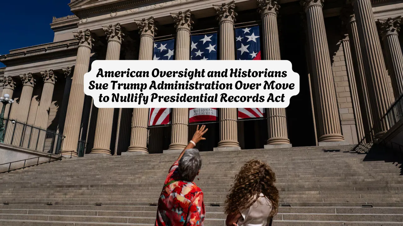 Trump Presidential Records Act Lawsuit American Oversight & AHA Suit ...