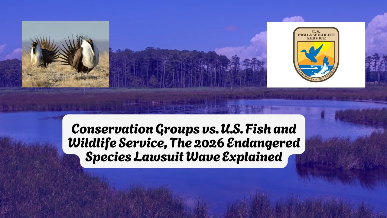 Conservation Groups Sue US Fish & Wildlife Service 2026: Full Breakdown