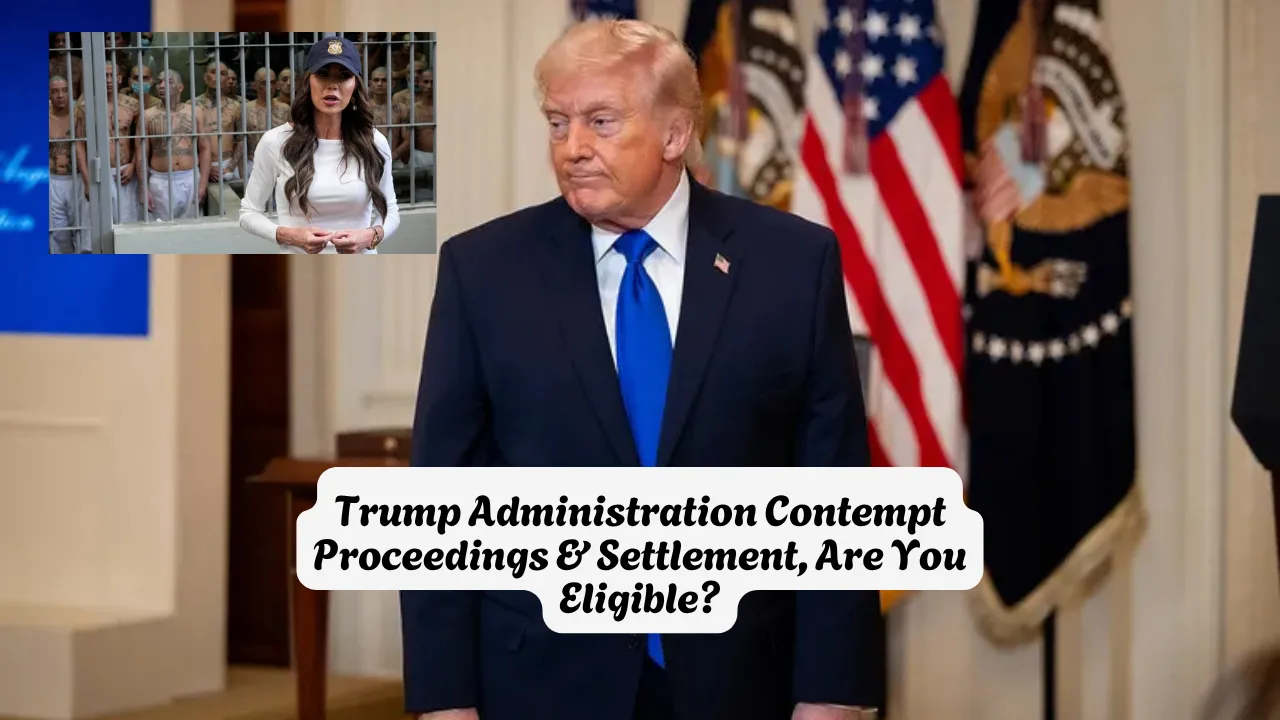 Trump Administration Contempt Proceedings Family Settlement