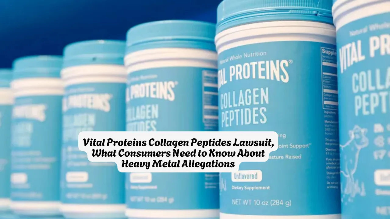 Vital Proteins Collagen Peptides Lawsuit Lead & Heavy Metals