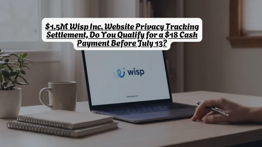 Wisp $1.5M Privacy Settlement, Claim $18 Before July 13
