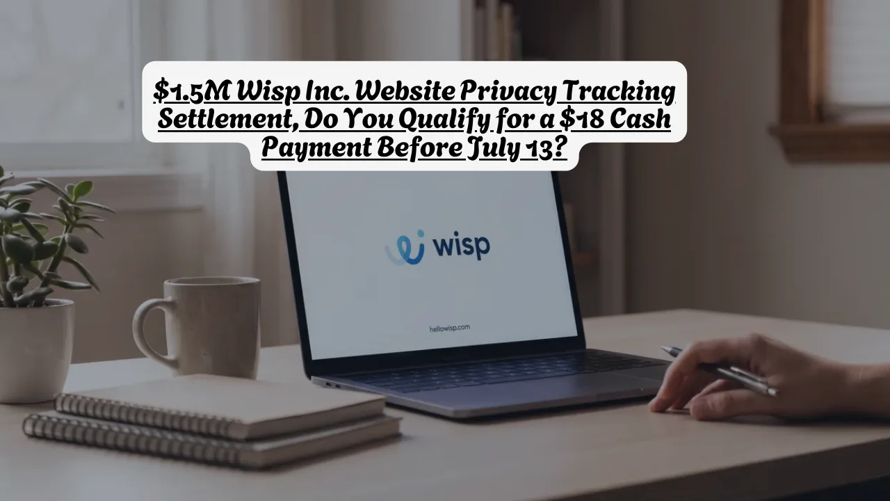 Wisp $1.5M Privacy Settlement, Claim $18 Before July 13